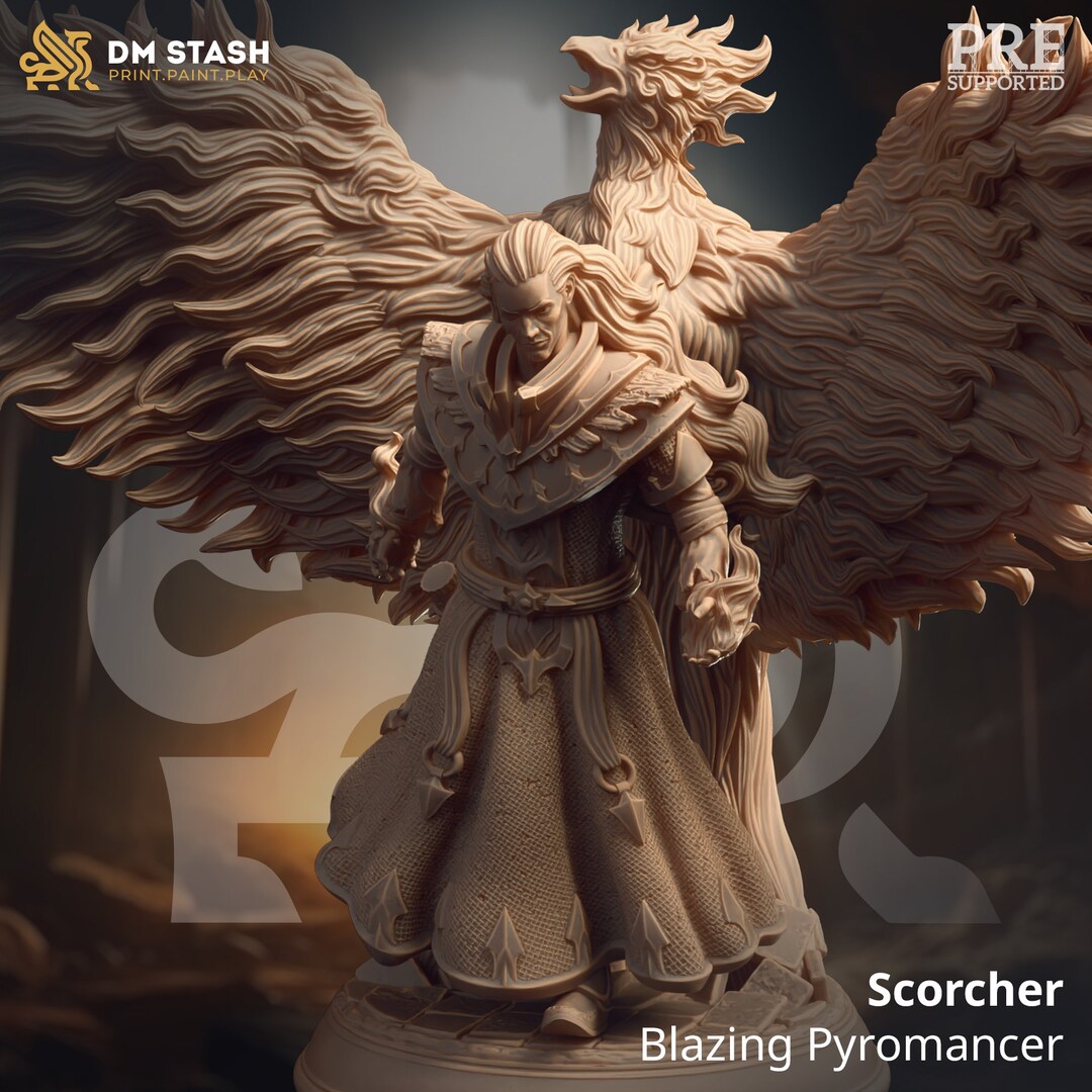 Scorcher and Phoenix / Tabletop Model / Miniature Figurine | DM Stash ...