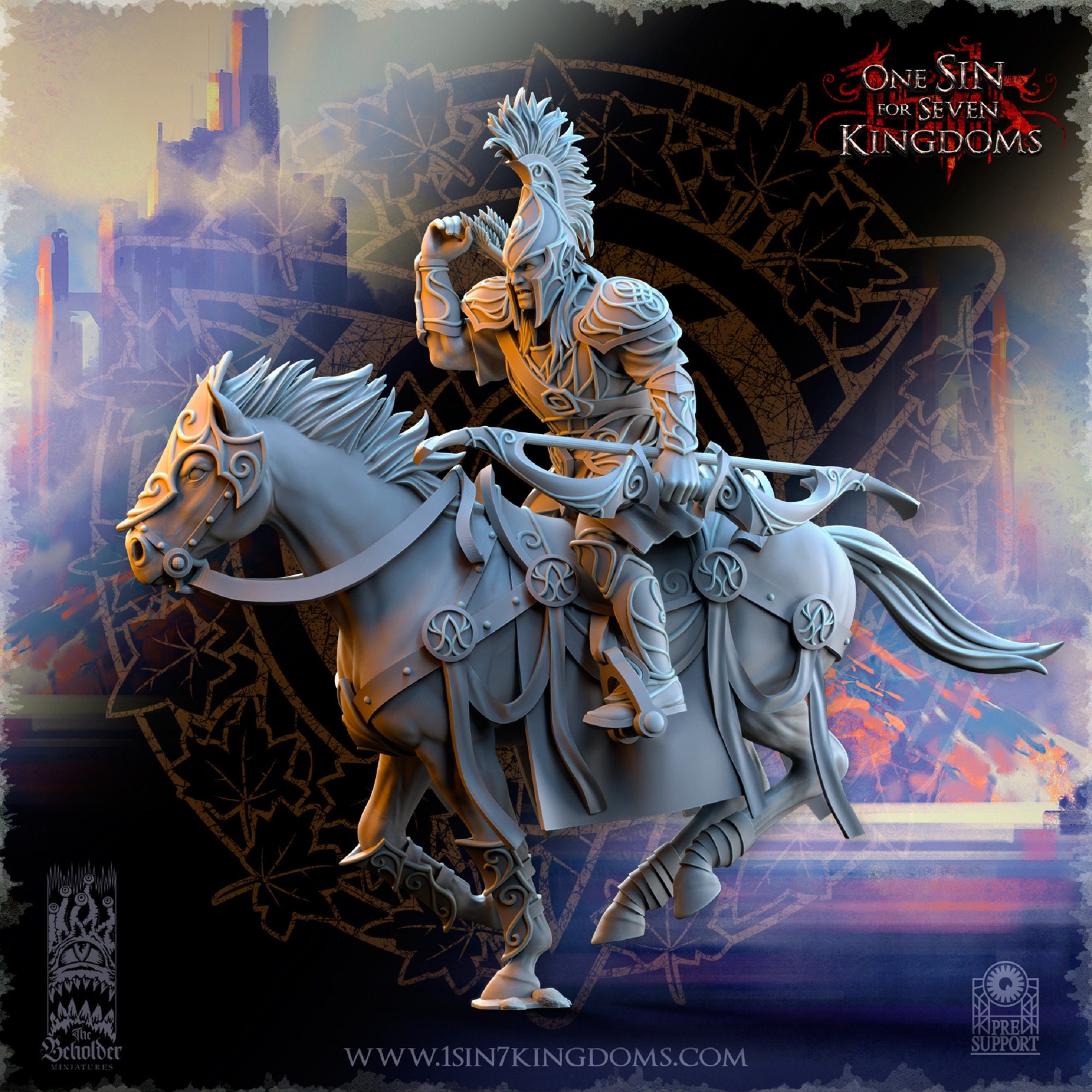 Elven Archer Cavalry / Tabletop Model / Wargaming Figurine | the ...