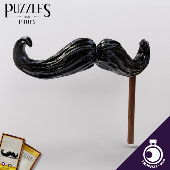 Fake Mustache / Tabletop Prop / Cosplay Prop Props and - Etsy