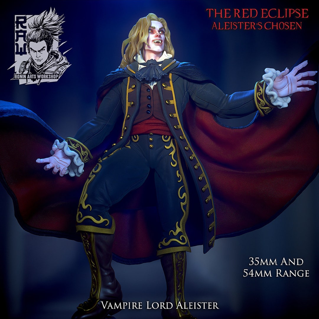 Vampire Lord Aleister / Tabletop Model / Miniature Figurine | Ronin ...