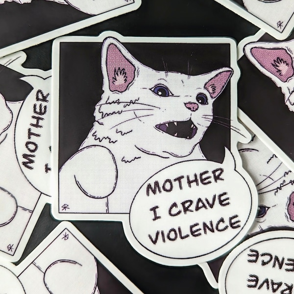 Cat Mother Magnet - Etsy