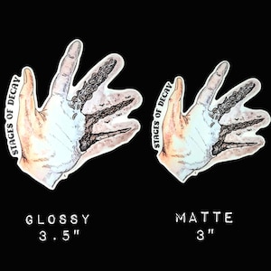 Stages of Decay Hand Sticker : Vinyl Decal - Hand Drawn - Forensic ...