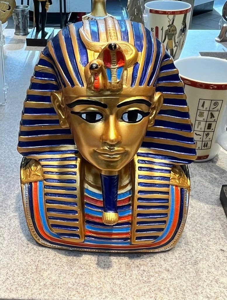 Tutankhamun Head - Etsy