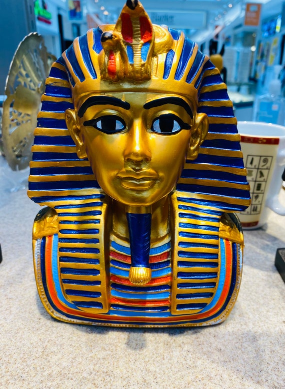 Tutankhamun Head - Etsy