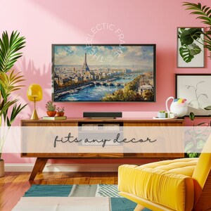 Eiffel Tower Frame TV Art, Summer Paris Art for Frame TV, Digital ...