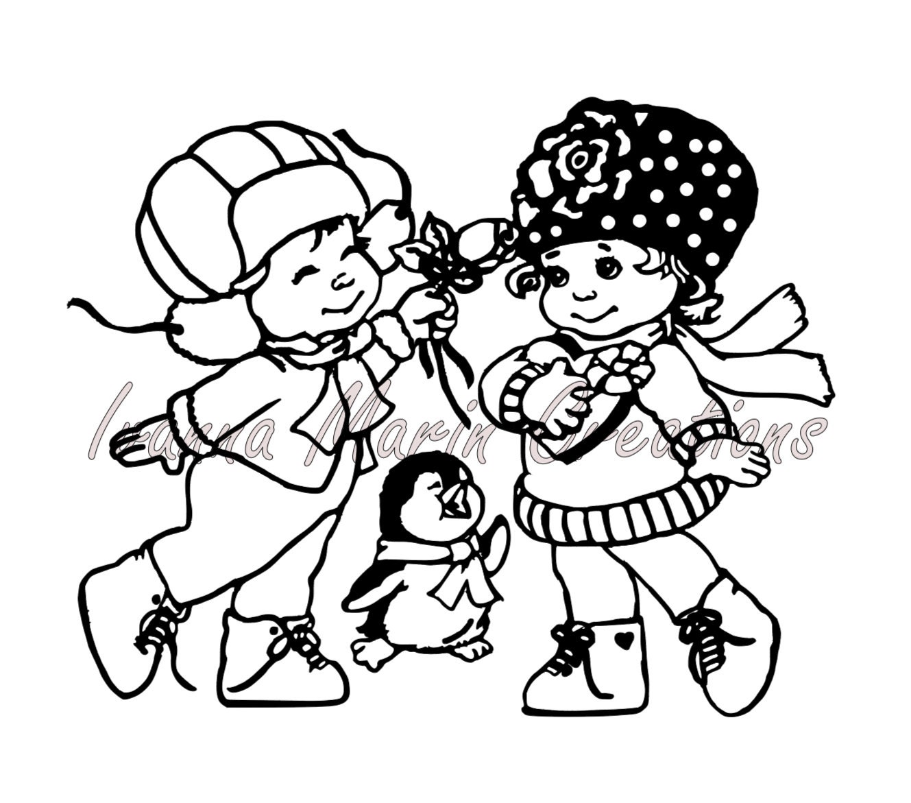 Valentines Day Precious Moments SVG - Etsy