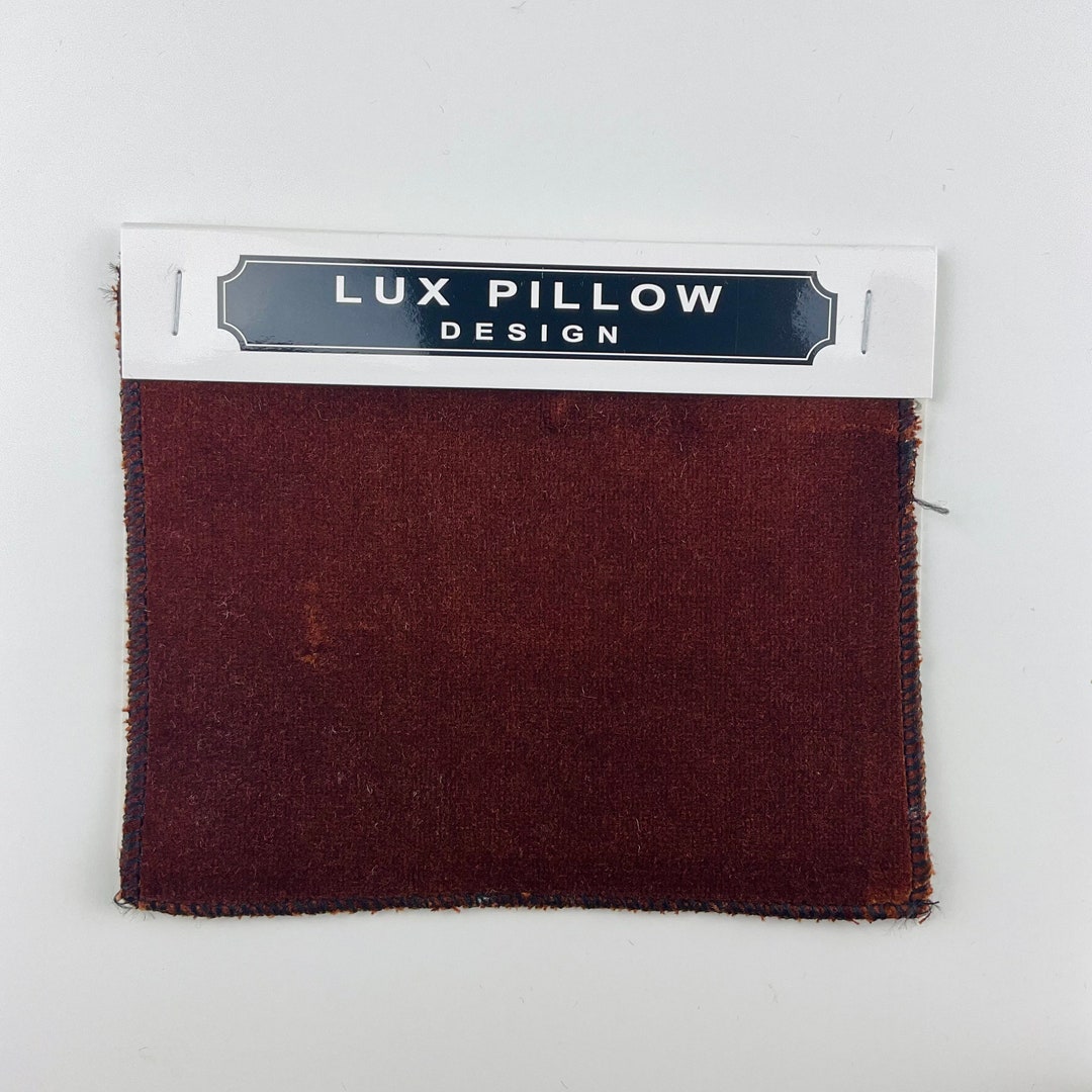 SALE Dark Rust Upholstery Velvet Fabric Lux Velvet - Etsy