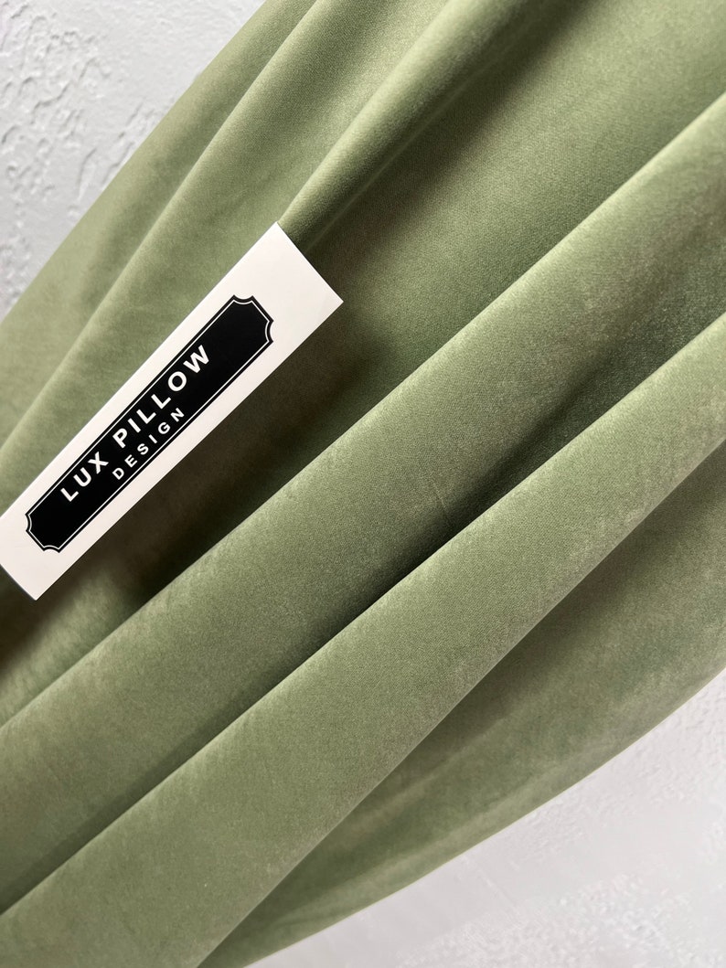 SALE Light Sage Green Upholstery Velvet Fabric Lux Velvet - Etsy