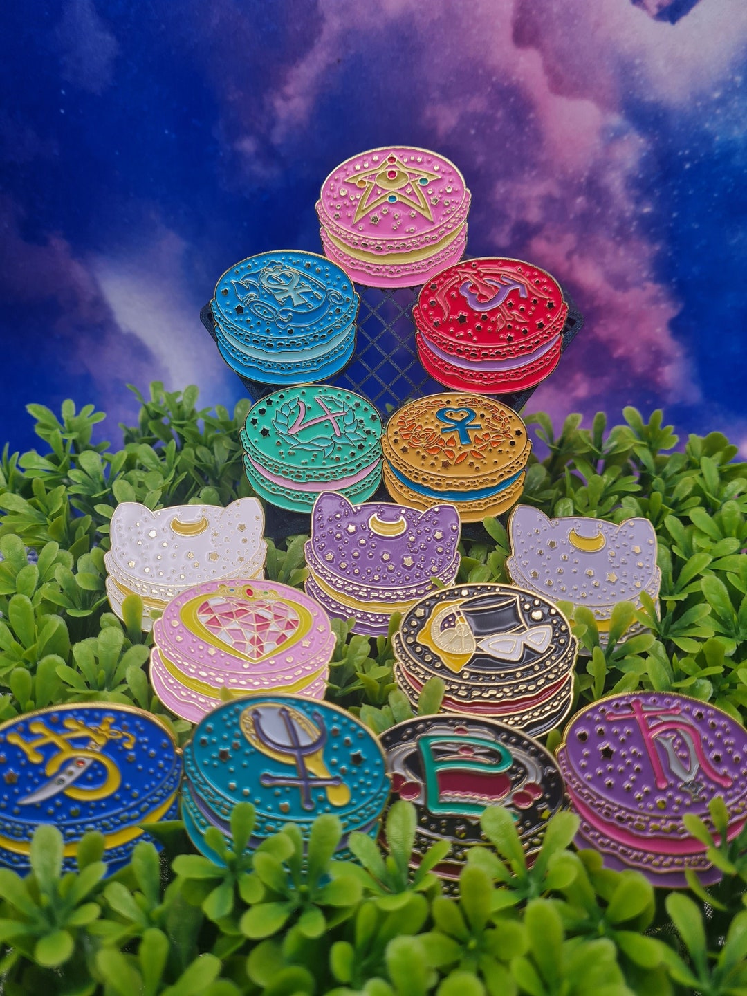 Sailor's Delight Macaron Enamel Pins | Sailor Moon Inspired - Etsy