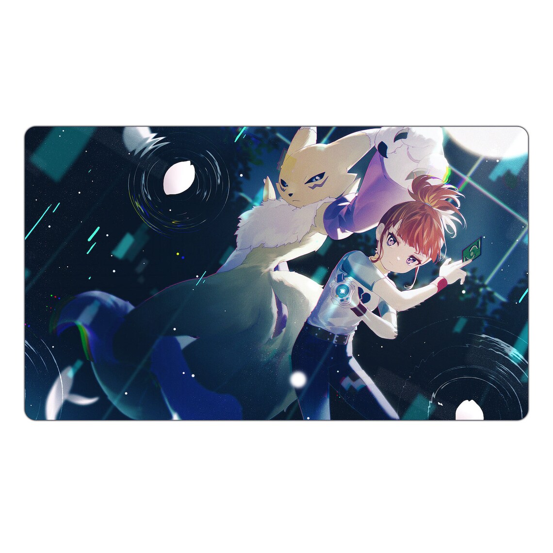 Renamon and Rika Nonaka TCG Playmats Digimon Card Game - Etsy Australia