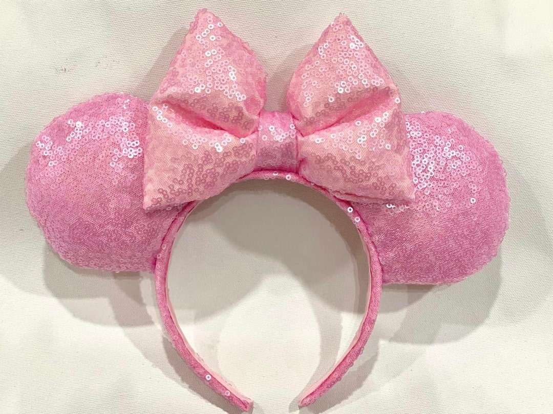 Minnie Mouse Inspired Ears, Minnie Mouse, Disney Ears, Pink Disney Ears ...