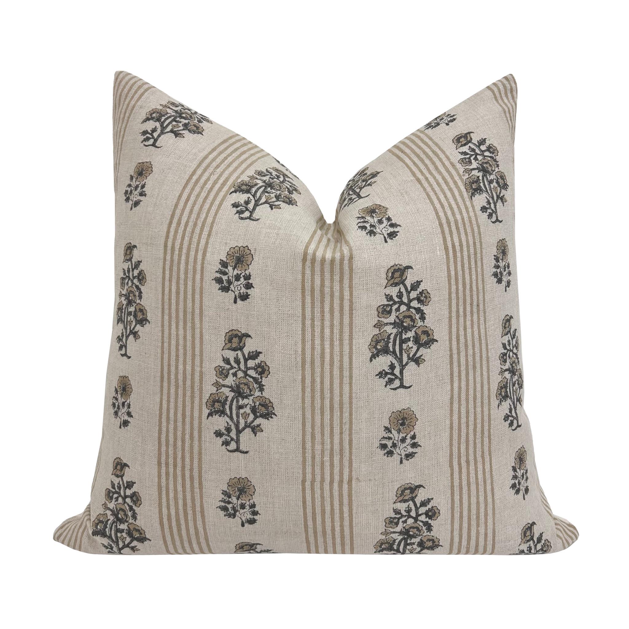 SOFA PILLOW COMBO || Set of Five Designer Pillow Covers, Neutral Pillow ...