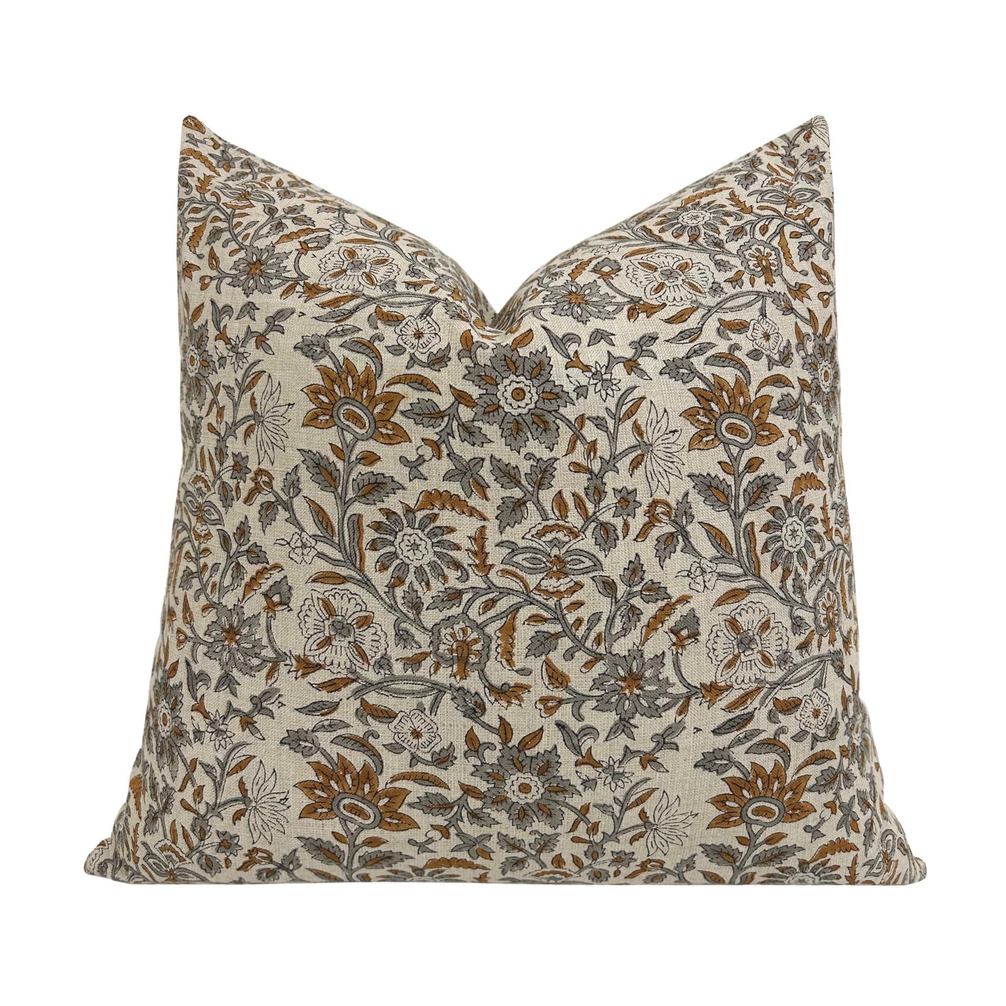 SOFA PILLOW COMBO || Set of Five Designer Pillow Covers, Neutral Pillow ...