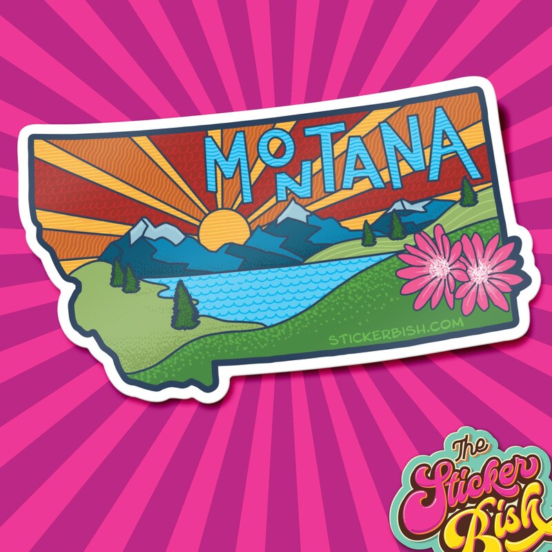 Montana Sticker - Etsy
