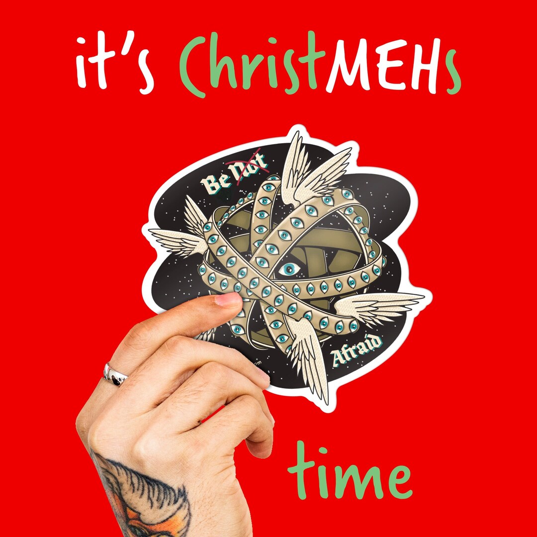 Be Not Afraid? - Biblically Accurate Angel Sticker - Durable Die Cut ...