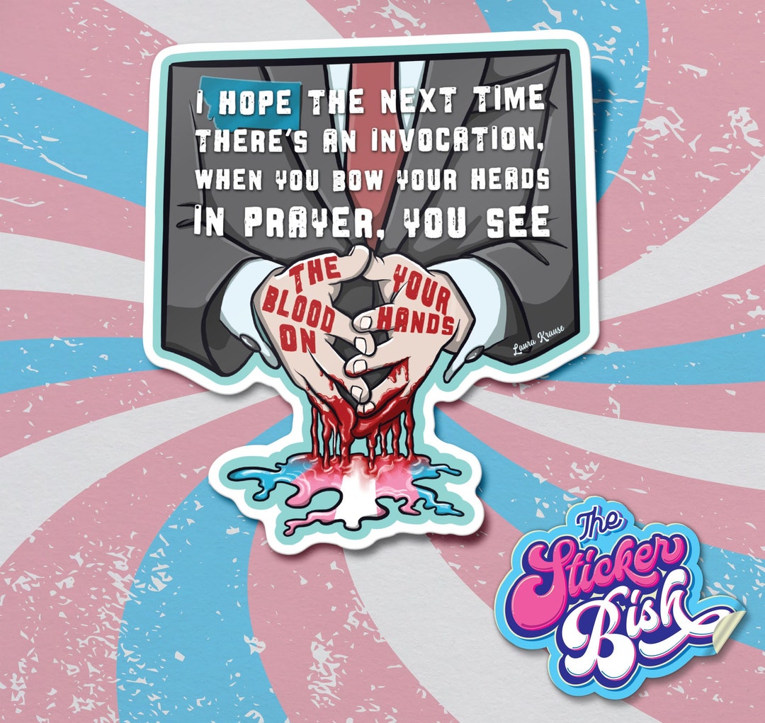 Zooey Zephyr Quote Sticker blood on Your Hands Die - Etsy