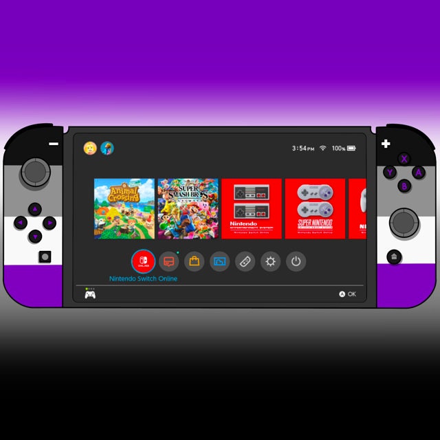Switch Overlay (streaming Asset)- Asexual Pride (OBS and SLOBS Friendly ...