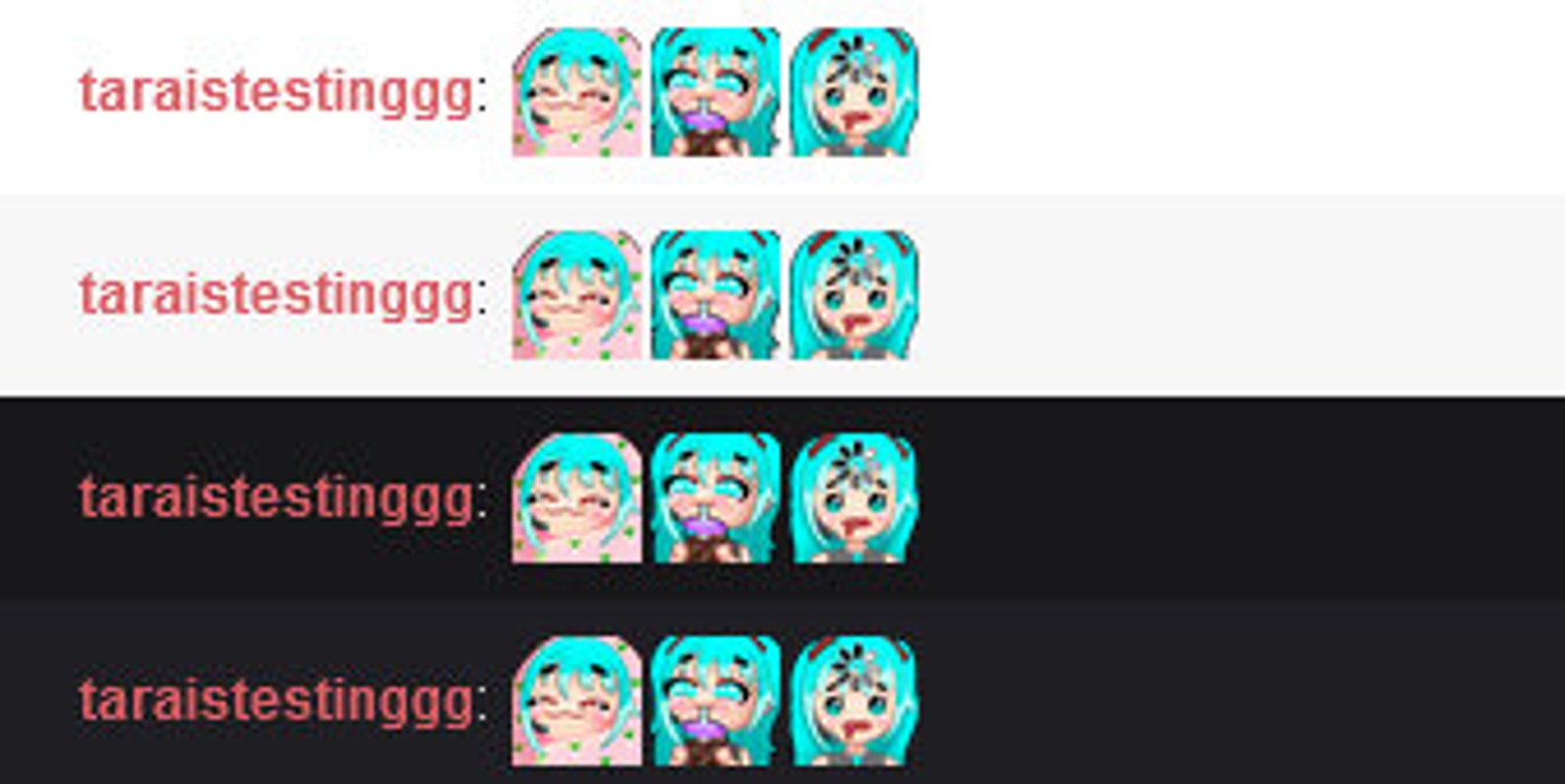 Hatsune Miku Emotes! [twitch AND Discord Friendly!] - Etsy