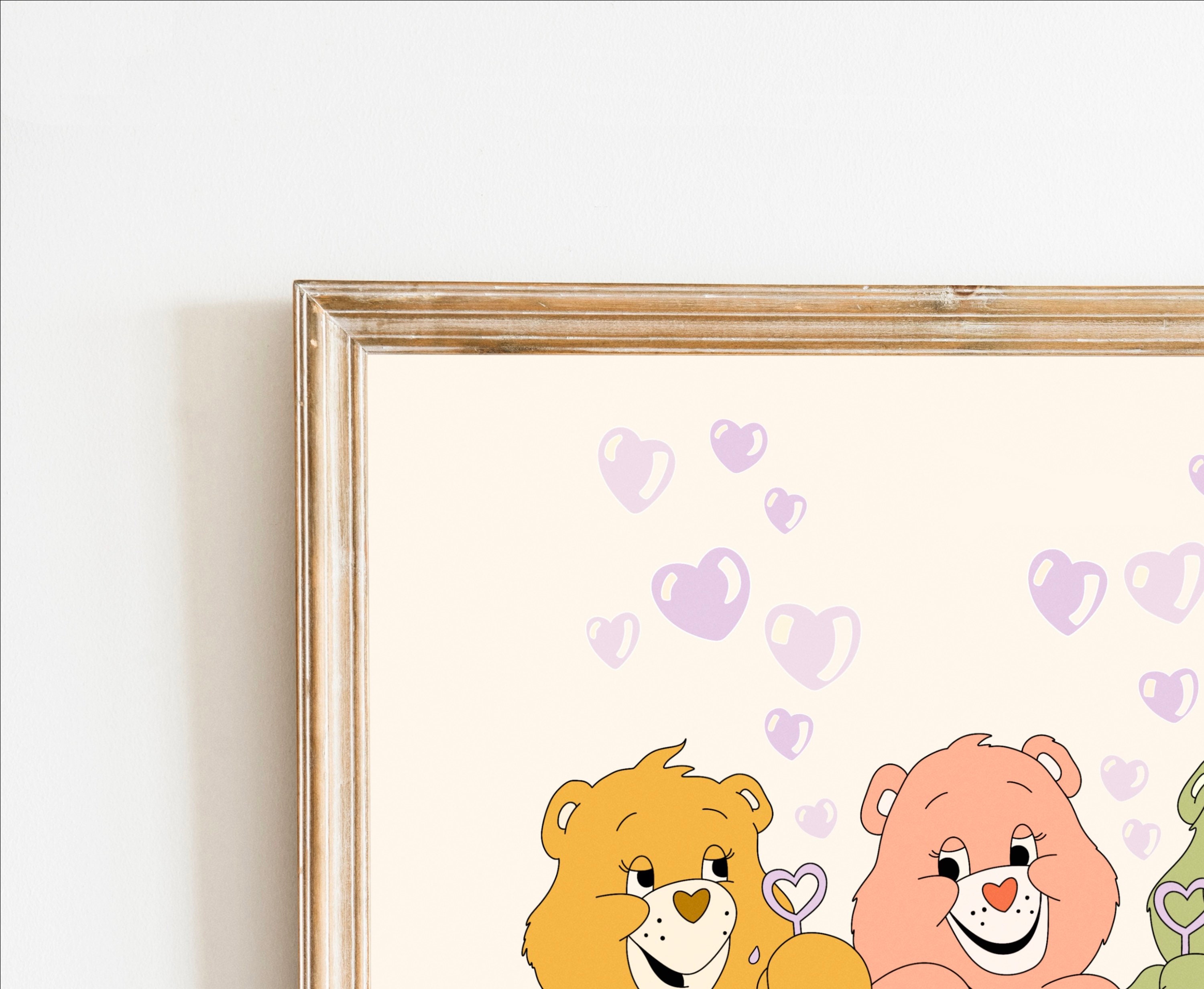 Care Bears Wall Decor, Wall Art, Wall Art Decor, Wall Prints, Care Bear ...