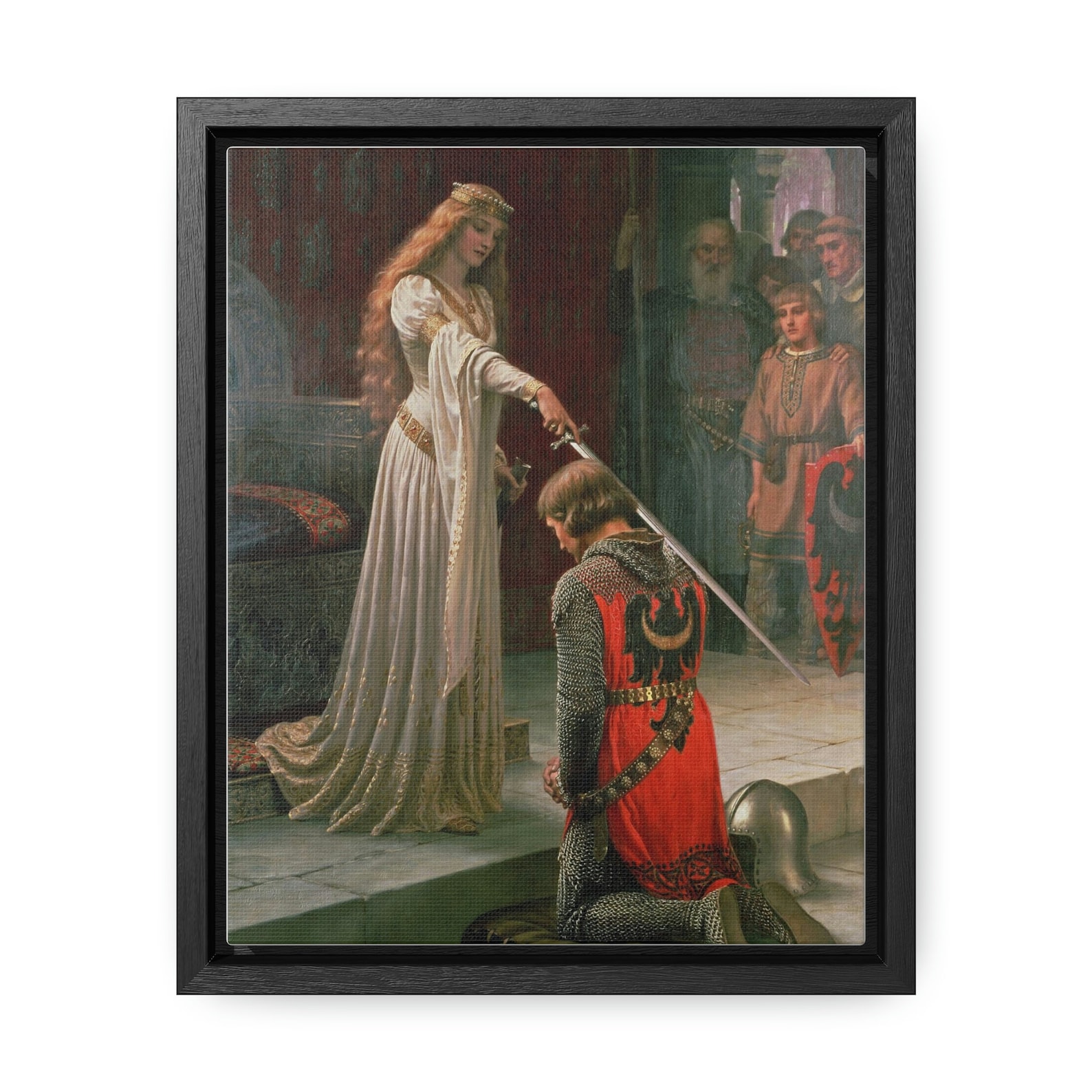 The Accolade Gallery Canvas Wraps, Vertical Frame Arthurian/gift/vintage/medieval/history ...