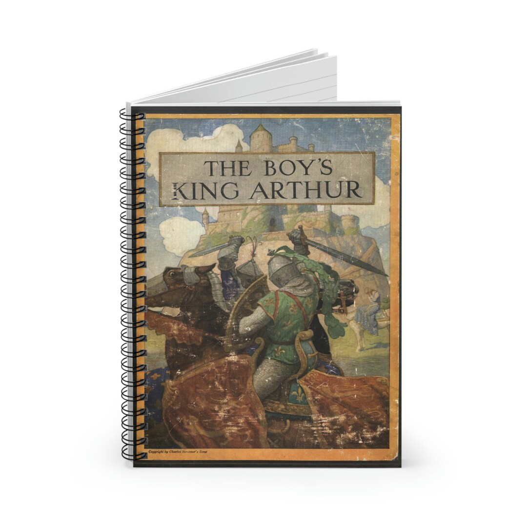 The Boy's King Arthur Spiral Notebook Ruled Line Arthurian/medieval ...