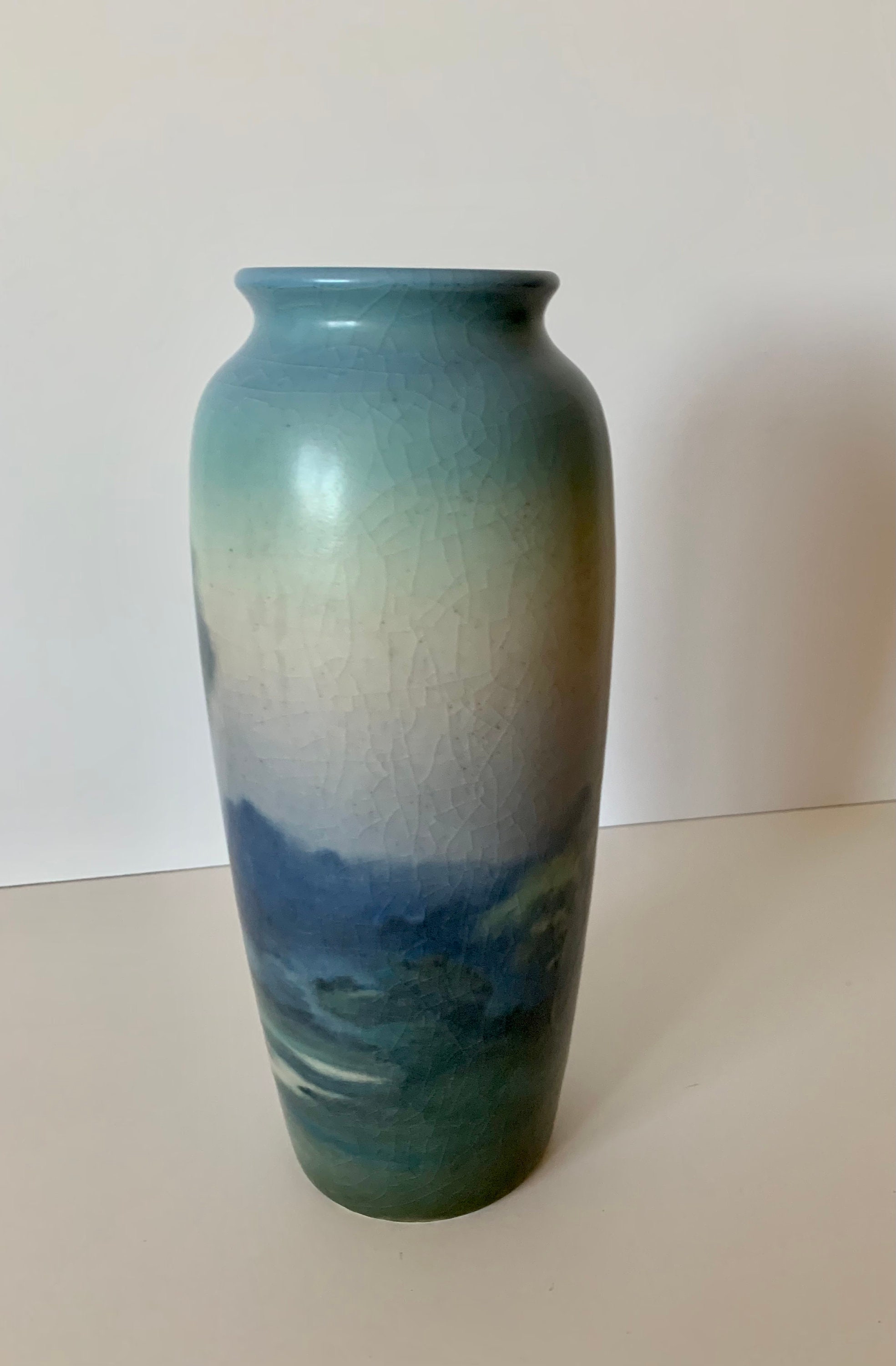 Antique Rookwood Pottery Scenic Vase by Fred Rothenbusch Cincinnati ...
