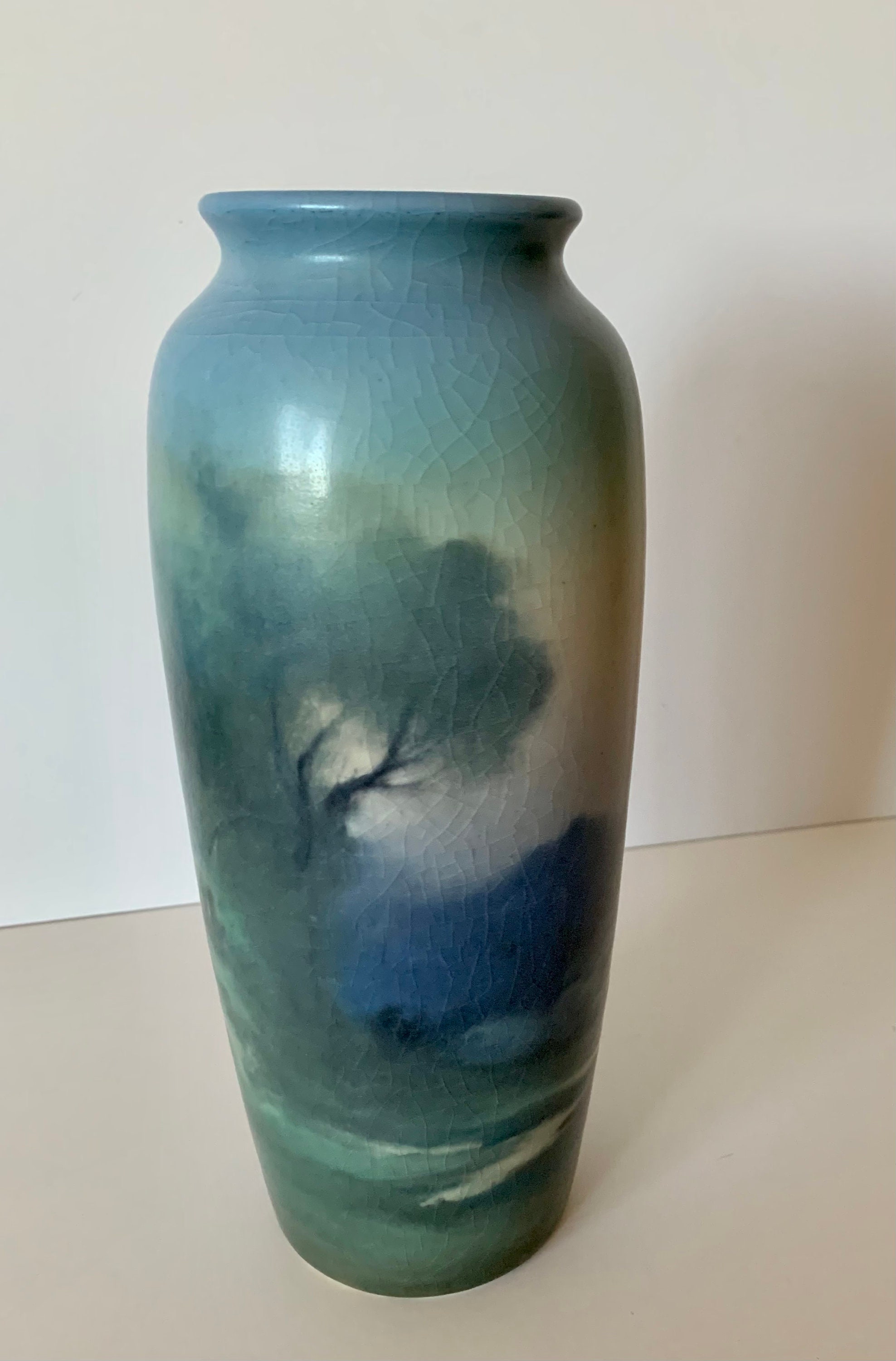 Antique Rookwood Pottery Scenic Vase by Fred Rothenbusch Cincinnati ...