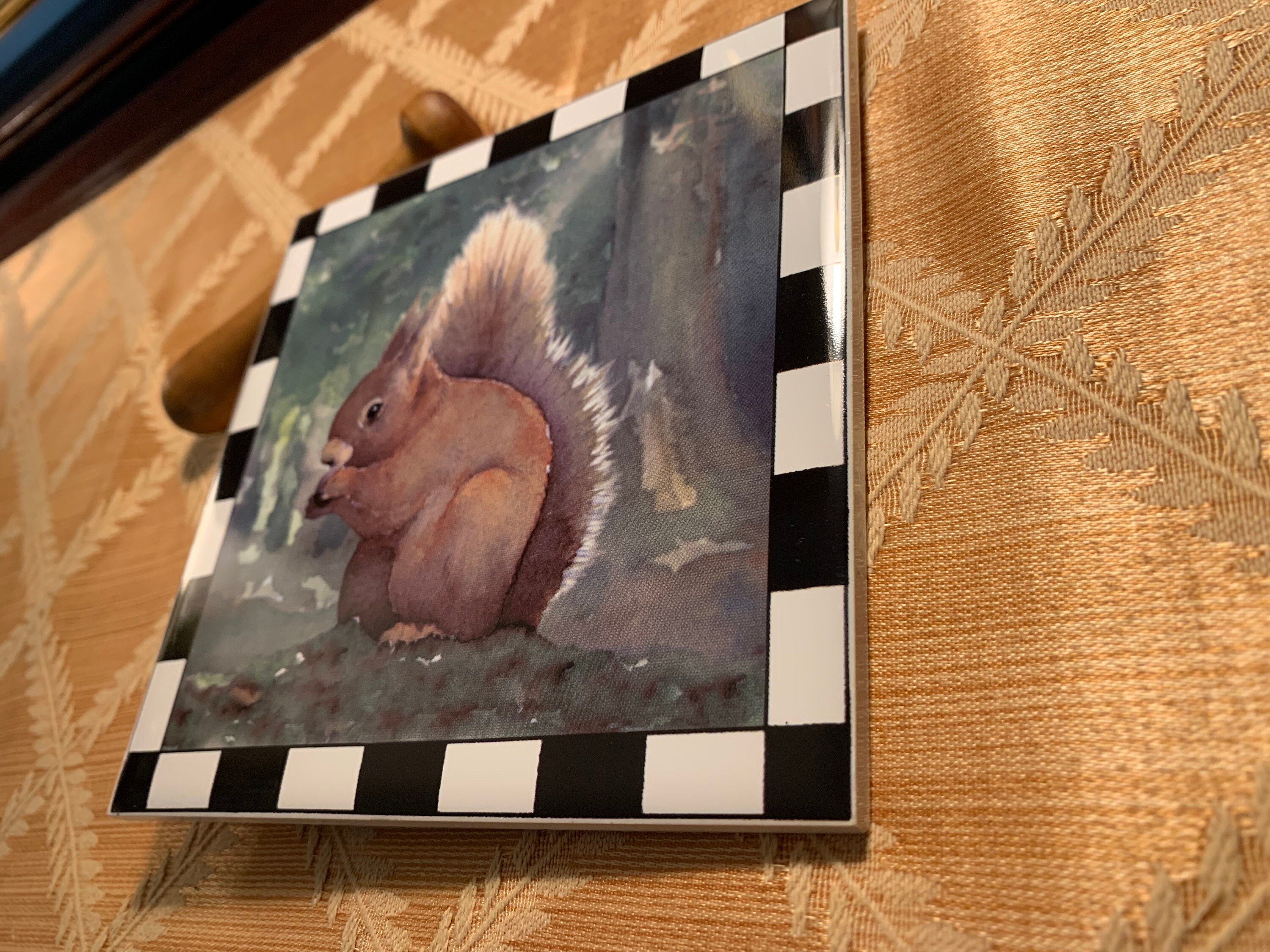 Vintage H and R Johnson Red Squirrel Tile Scottish Wildlife the ...