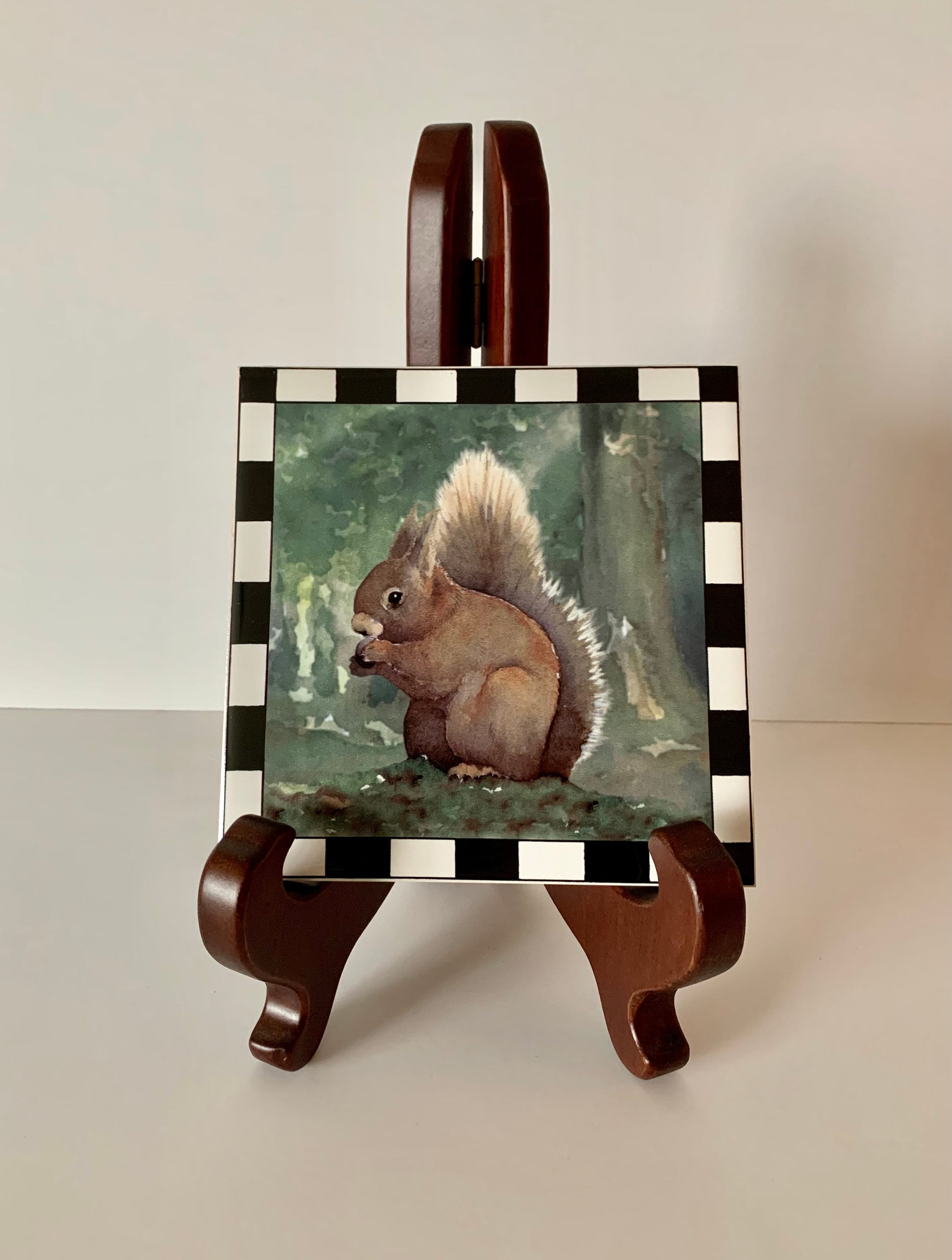 Vintage H and R Johnson Red Squirrel Tile Scottish Wildlife the ...