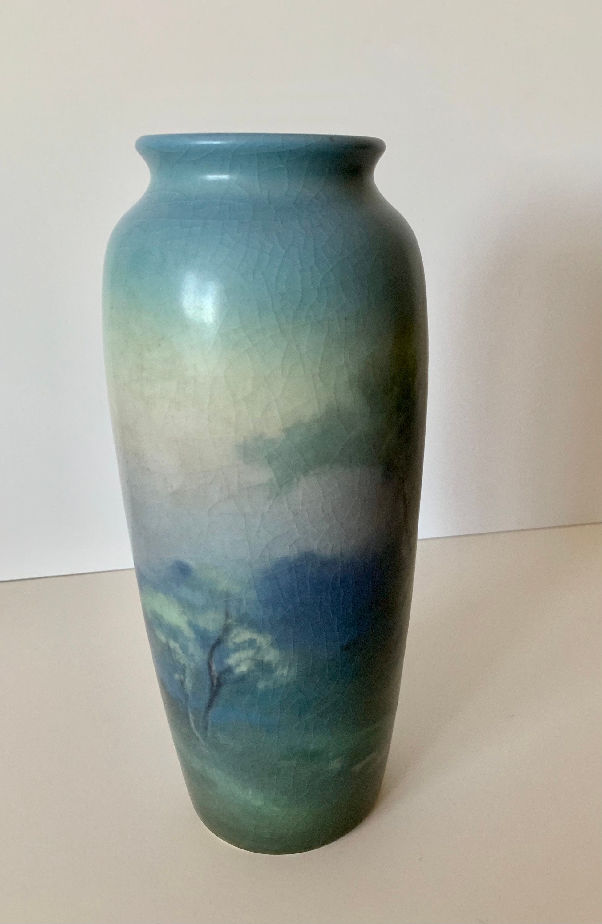 Antique Rookwood Pottery Scenic Vase by Fred Rothenbusch Cincinnati ...