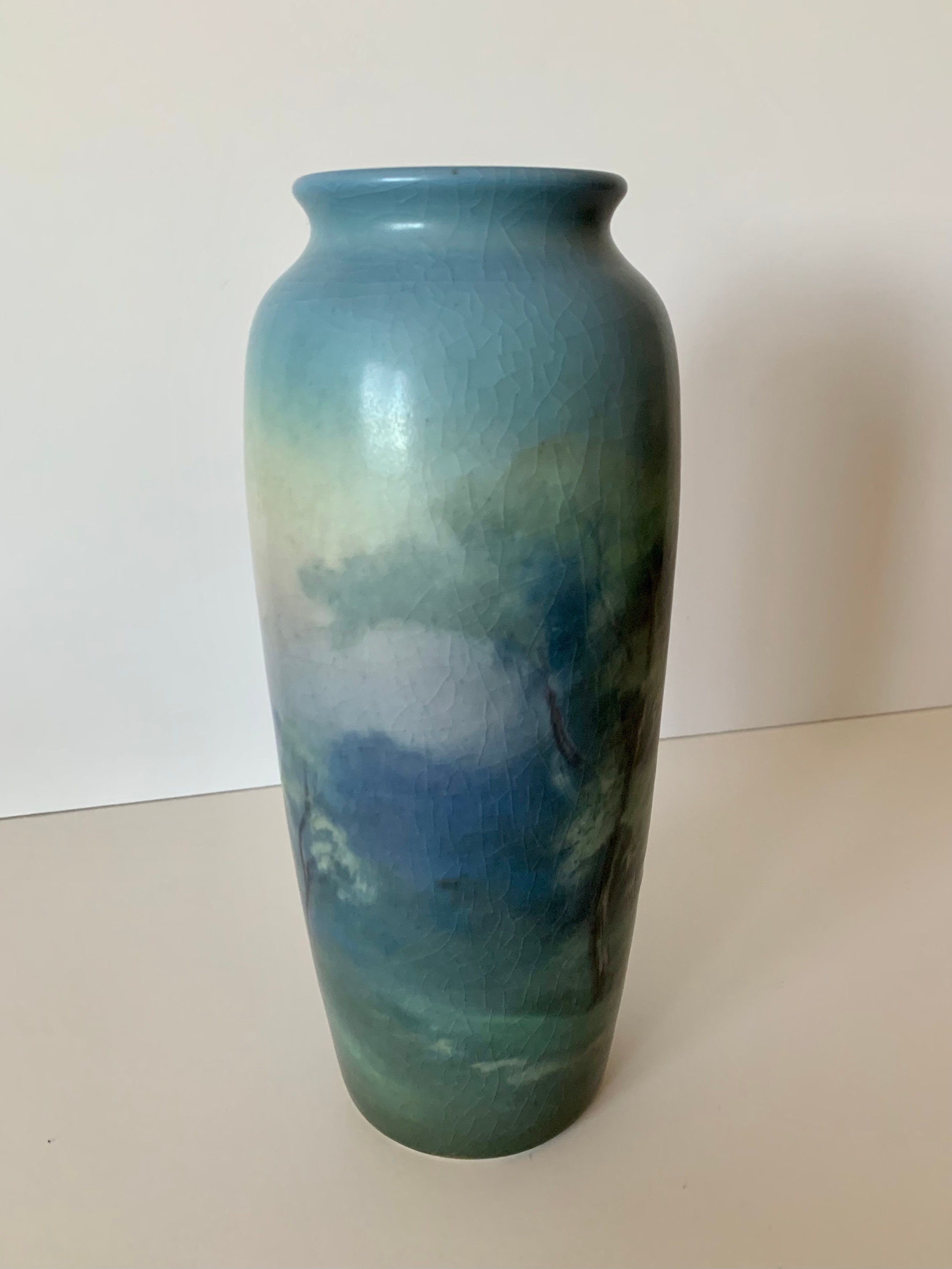 Antique Rookwood Pottery Scenic Vase by Fred Rothenbusch Cincinnati ...