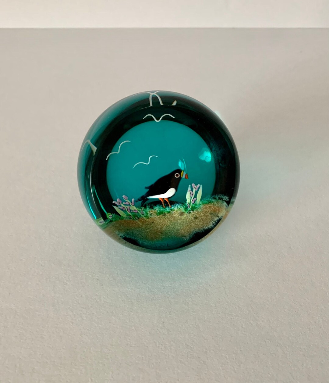 Rare Proof William Manson Caithness Puffin Glass Paperweight Lampwork ...