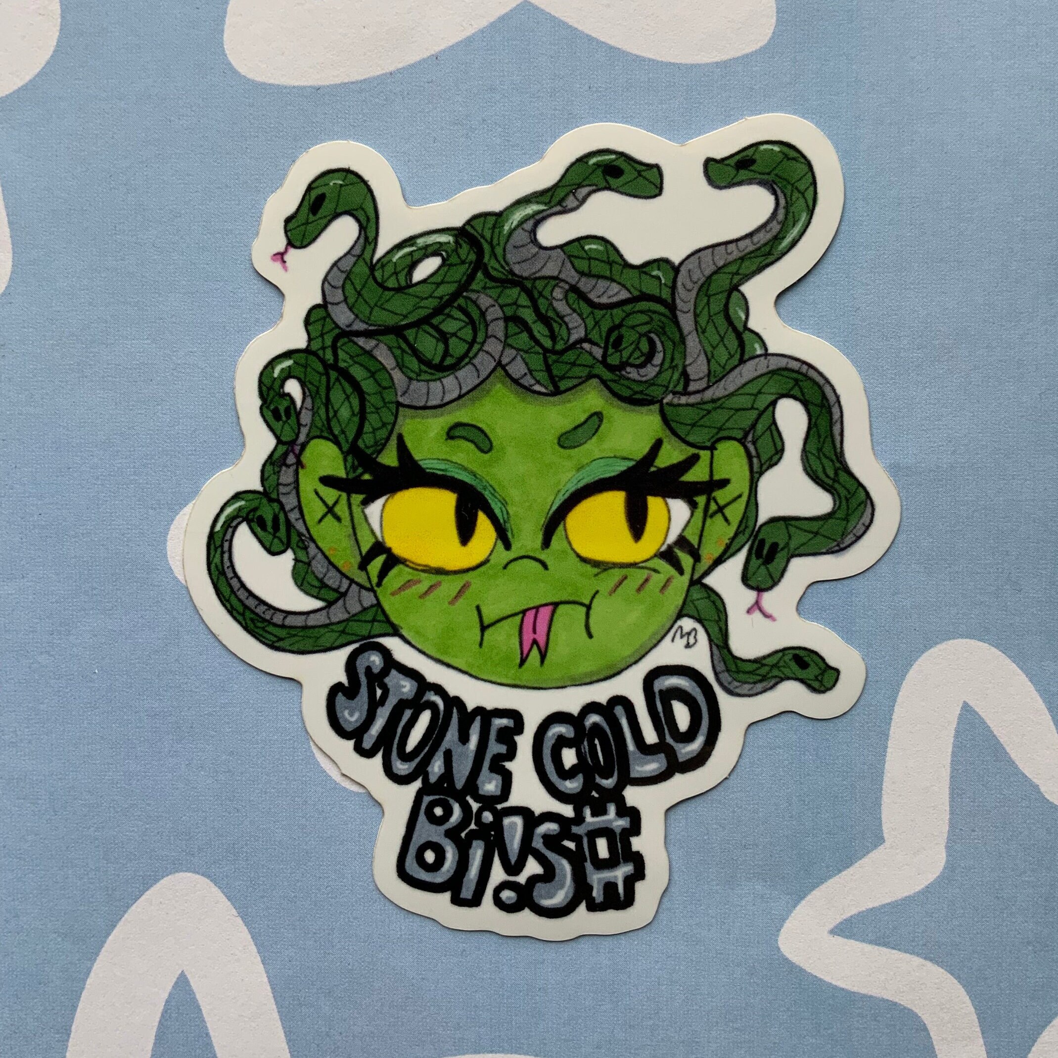 Stone Cold Bish Sticker - Etsy