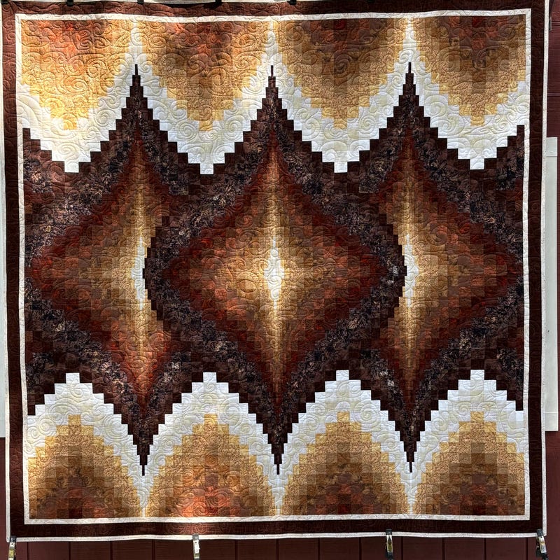 Bargello Bed Quilt - Etsy