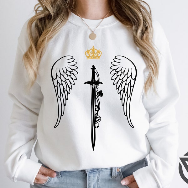 Sword With Wings Svg - Etsy