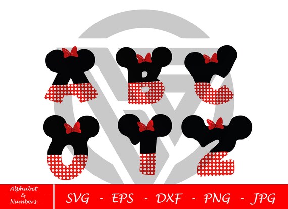 Mickey Mouse Printable Numbers