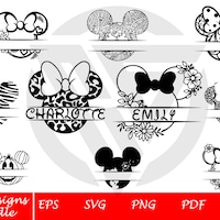 Minnie Monogram - Etsy