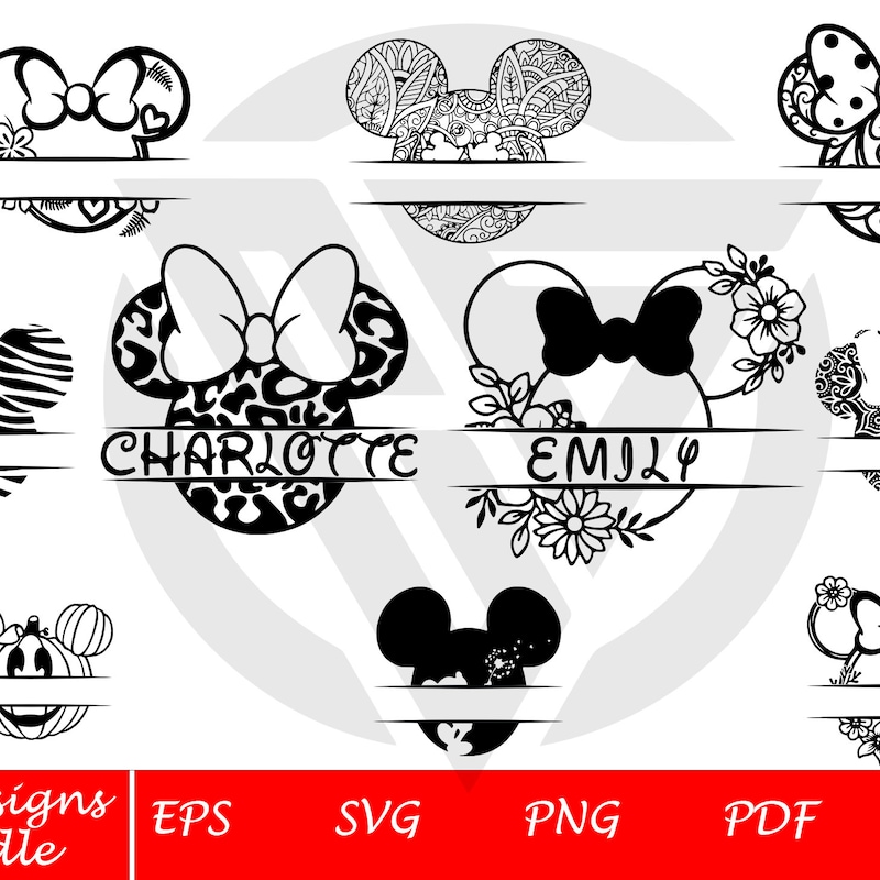 Minnie Monogram - Etsy