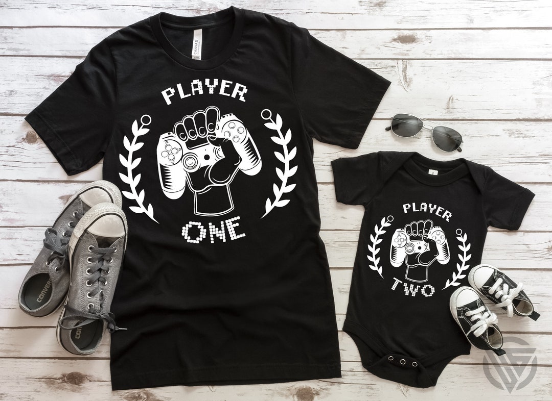 Father Son SVG, Dad Svg, Player One, Dad Life PNG, Dad Shirt, Father's ...