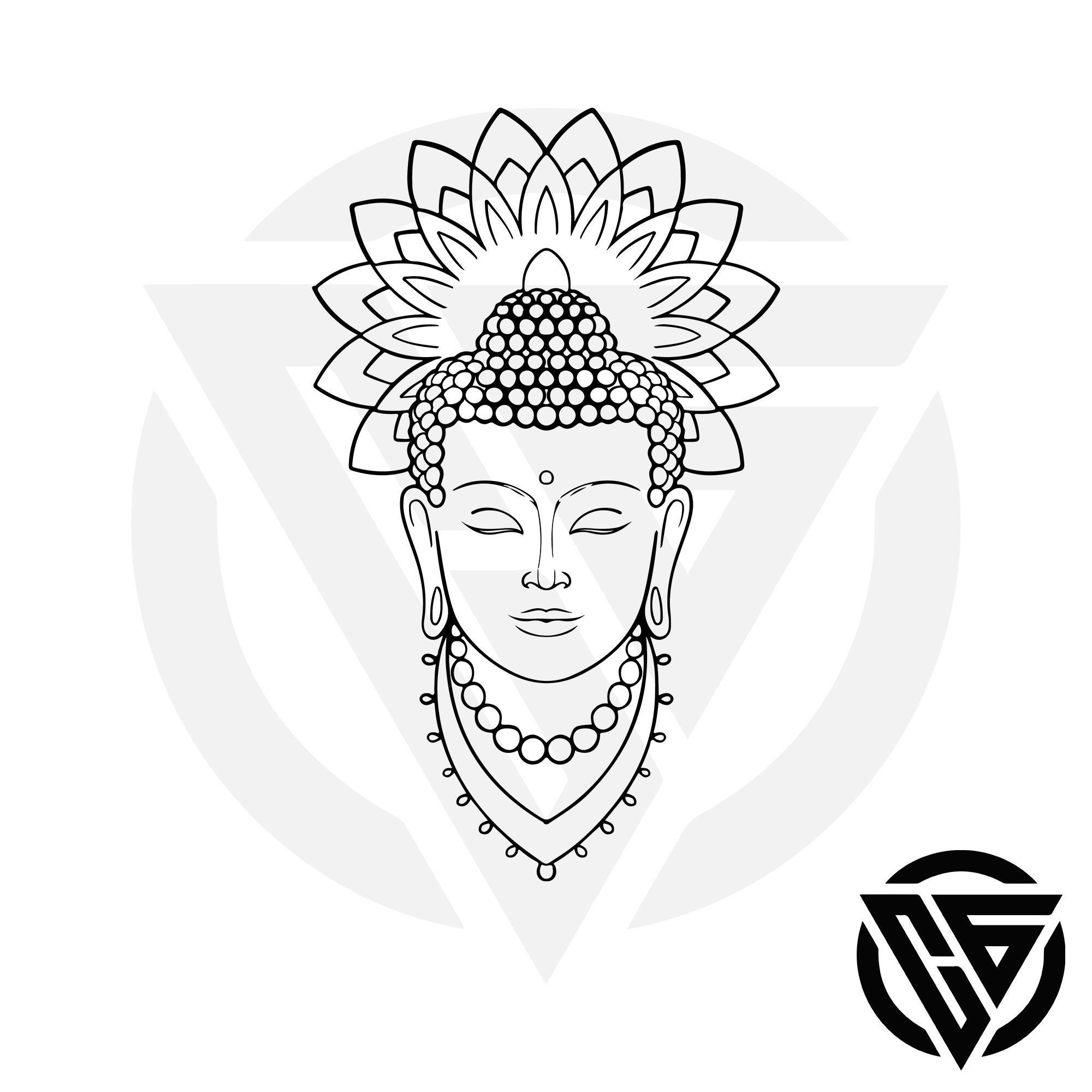 Buddha Svg Buddha Vector File Buddha Laser Cut File - Etsy Denmark