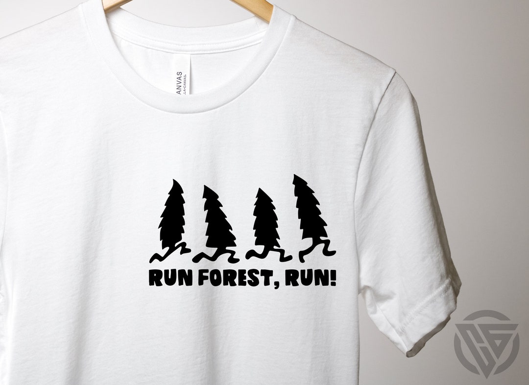 Run Forest Run Svg, Unisex T-shirt Svg, Bandanna Gift Card Mask Tattoo ...