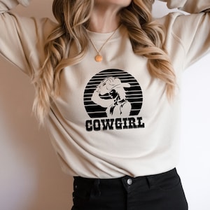 Cowgirl SVG, Western SVG, Cowgirl Silhouette Svg, Western Girl Svg ...