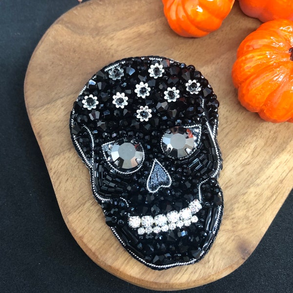 Skull Brooch - Etsy