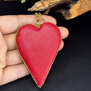Heart Car Charm With Sacred Heart Design - Boho Car Accessories, Boho ...