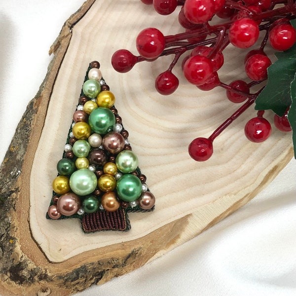 Christmas Tree Pin - Etsy