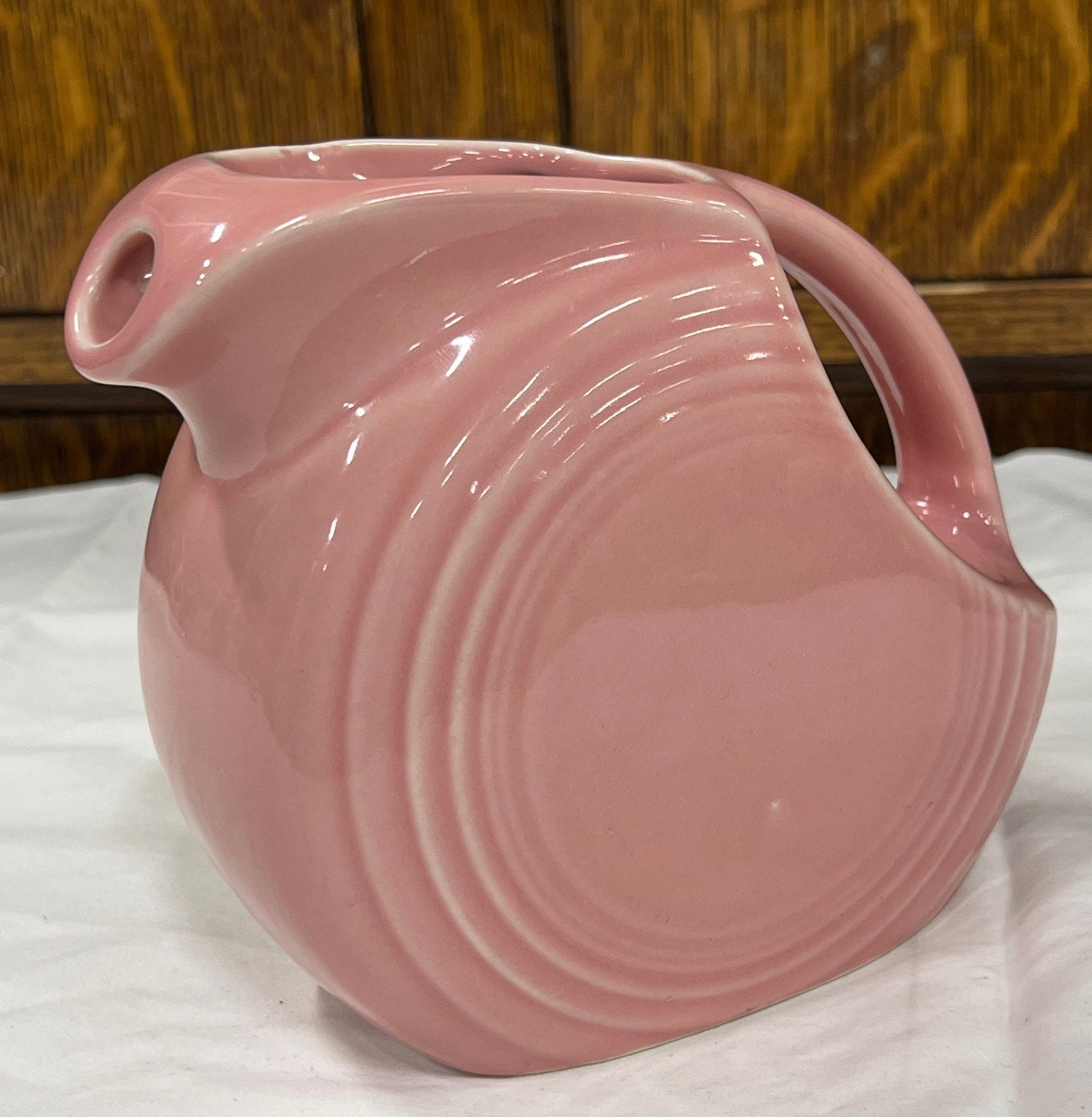 VTG Fiesta Rose/ Pink Mini Disc Pitcher Post 1986 - Etsy