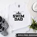 Swim Dad Svg, Swimmer Svg, Swimming Png, Swim Shirt Svg, Swimmer Dad ...