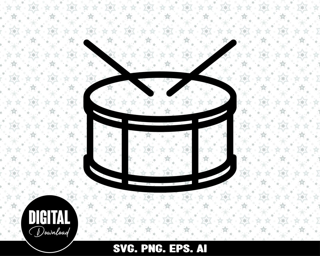 Drum Svg, Drummer Svg, Drum Clipart, Svg, Png, Musical Notes Svg ...
