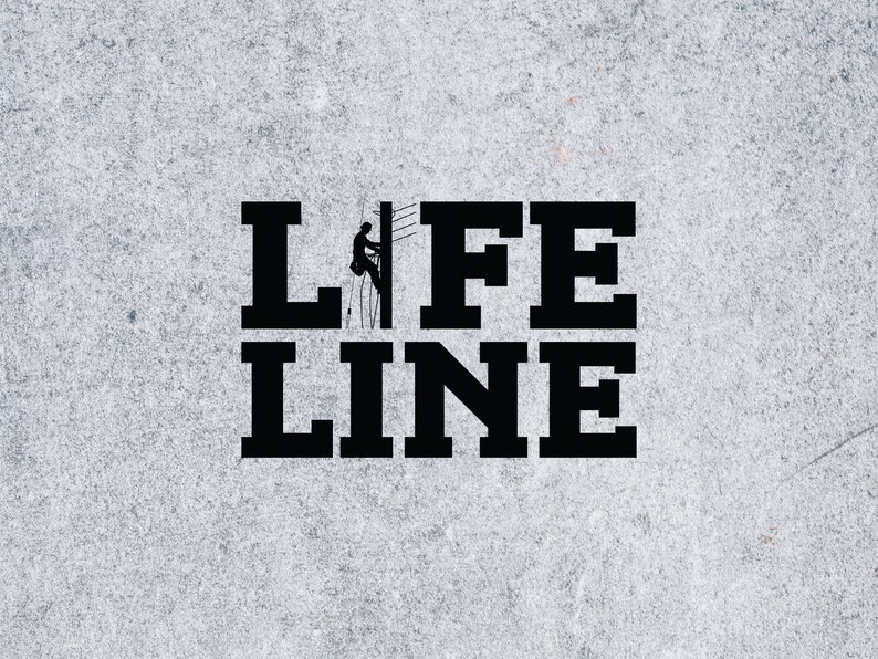 Life Line Svg, Lineman Png, Lineman Svg, Electricista Svg, Lineman Cut ...