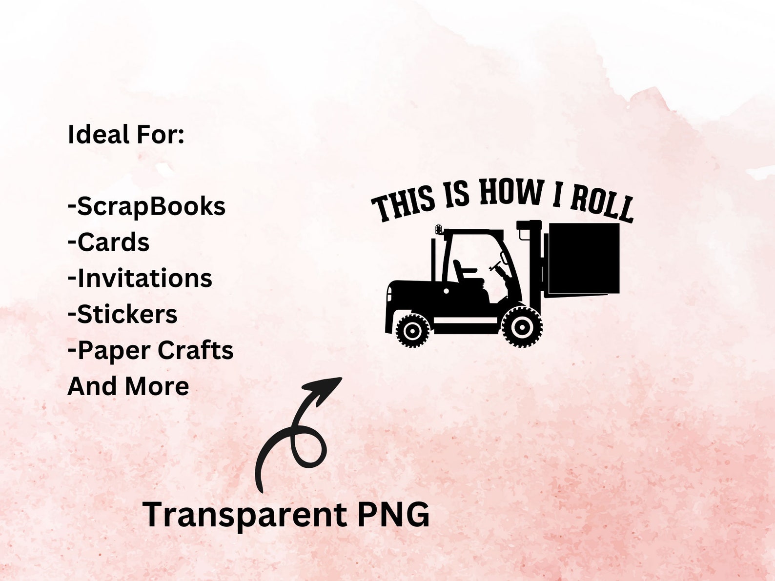 This is How I Roll Svg Png, Forklift Svg, Forklift Driver Svg, Forklift ...